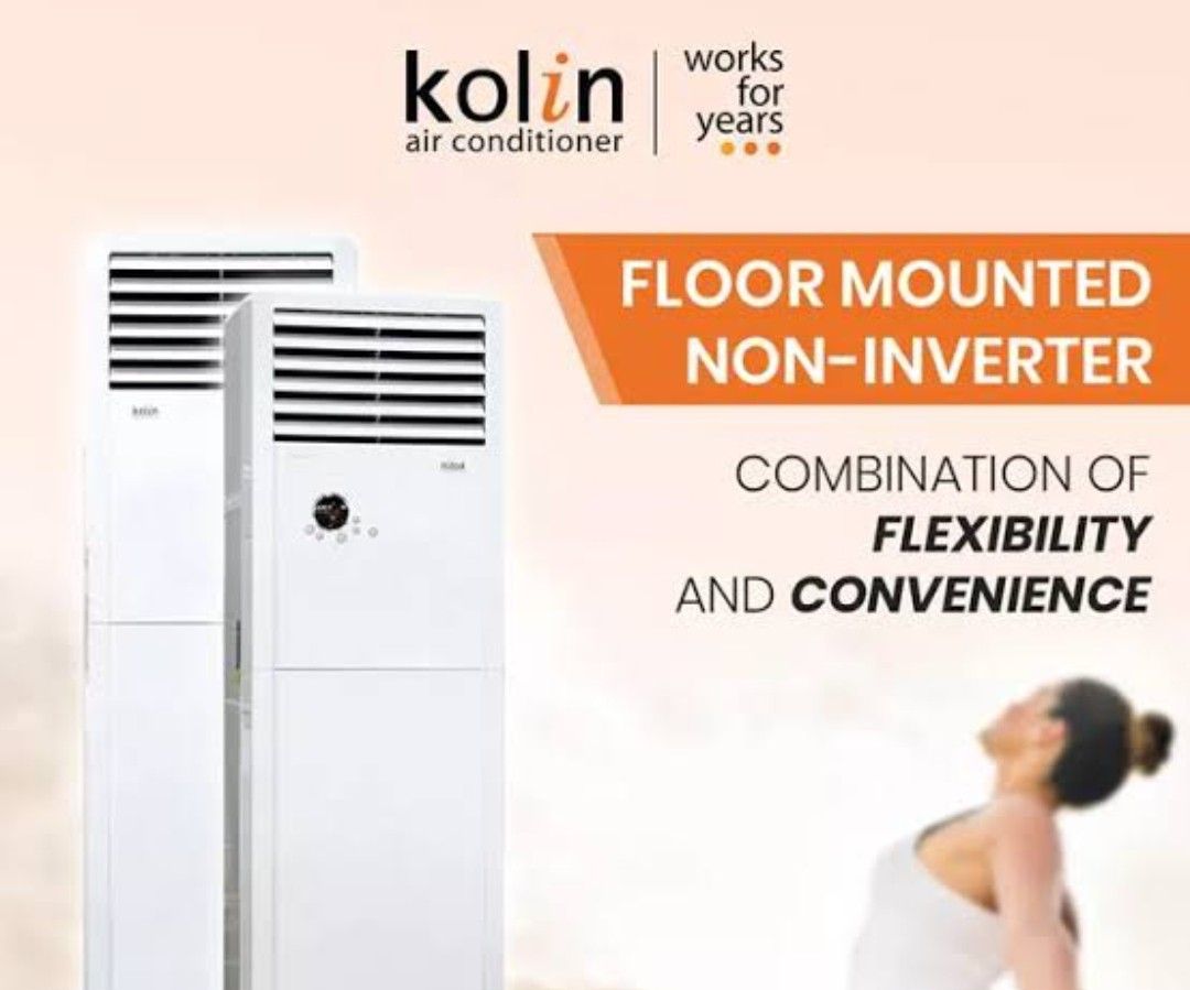 Kolin 3Tr Floor Mounted Aircon, TV & Home Appliances, Air Conditioning and Heating on Carousell