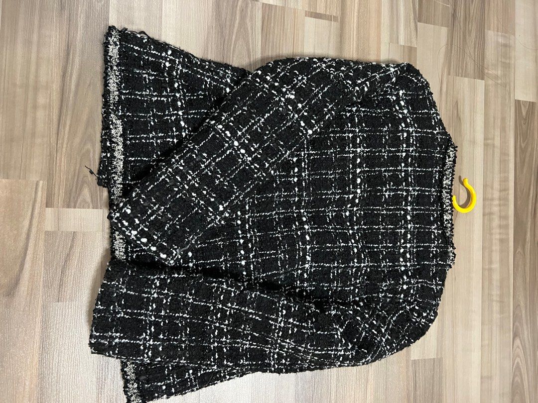 Korean Tweed Jacket, Women's Fashion, Coats, Jackets and Outerwear on ...