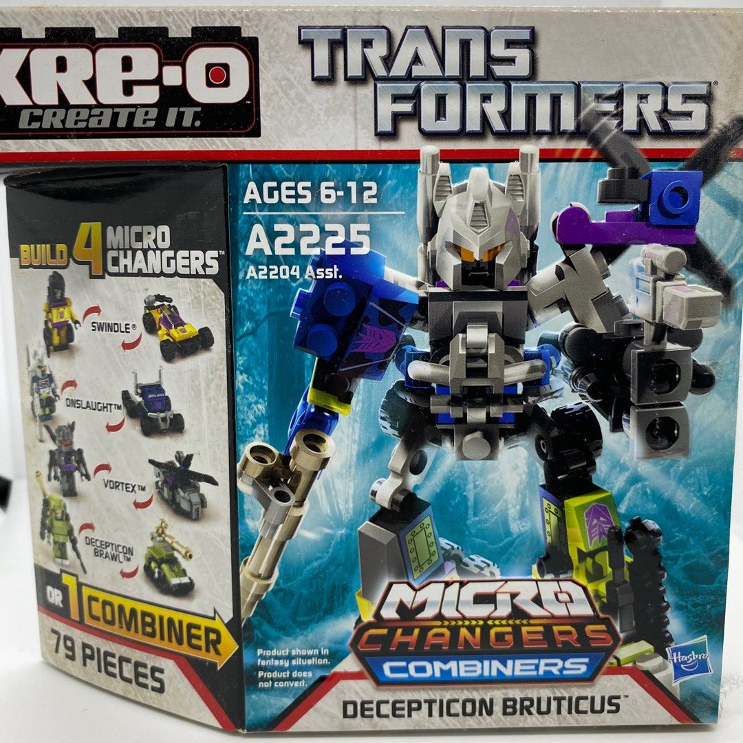 KRE-O Kreo Micro Changers Combiners Transformers G1 Bruticus Devastator ...