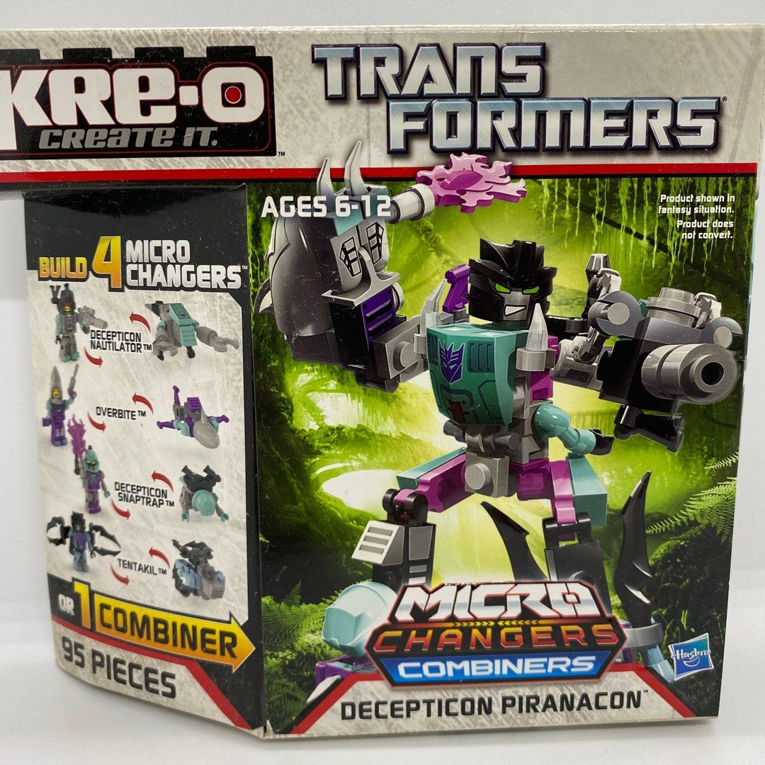 KRE-O Kreo Micro Changers Combiners Transformers G1 Bruticus Devastator ...