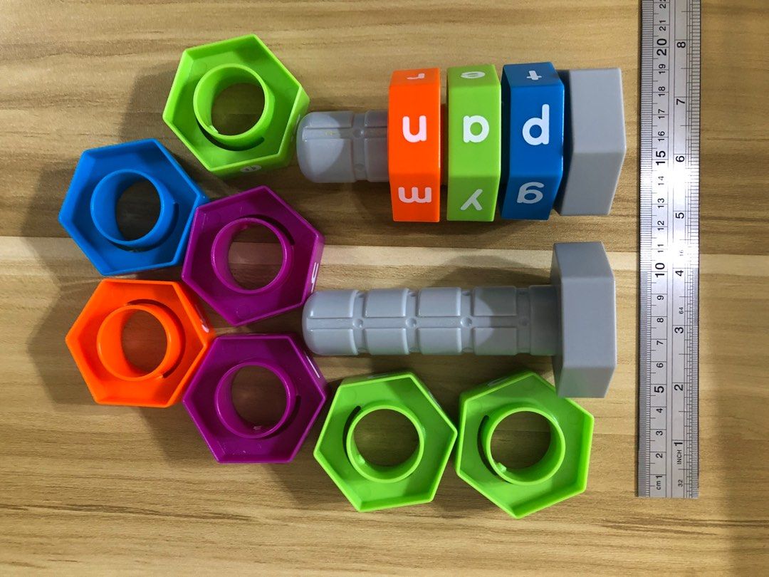 Learning resources Phonics nut and bolt set, Hobbies & Toys, Toys ...