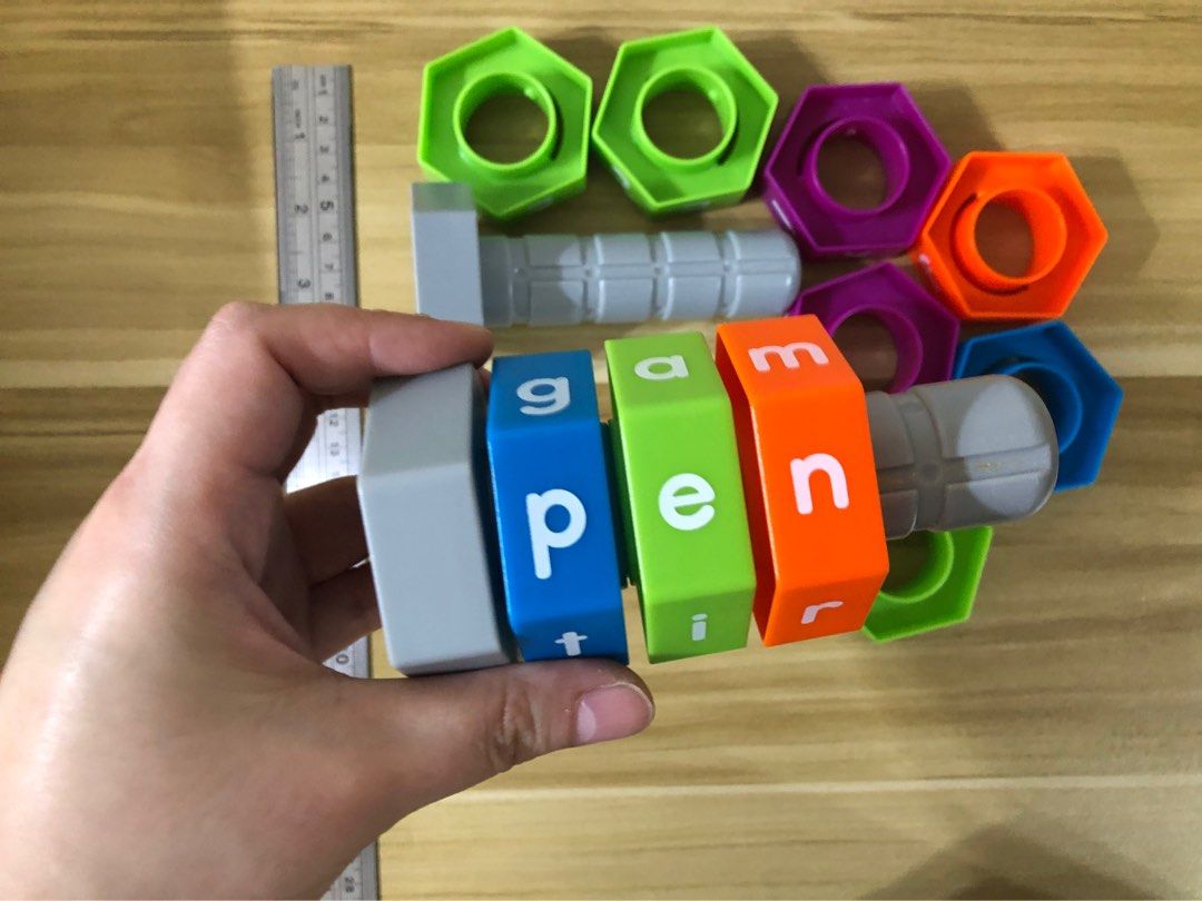 Learning resources Phonics nut and bolt set, Hobbies & Toys, Toys ...