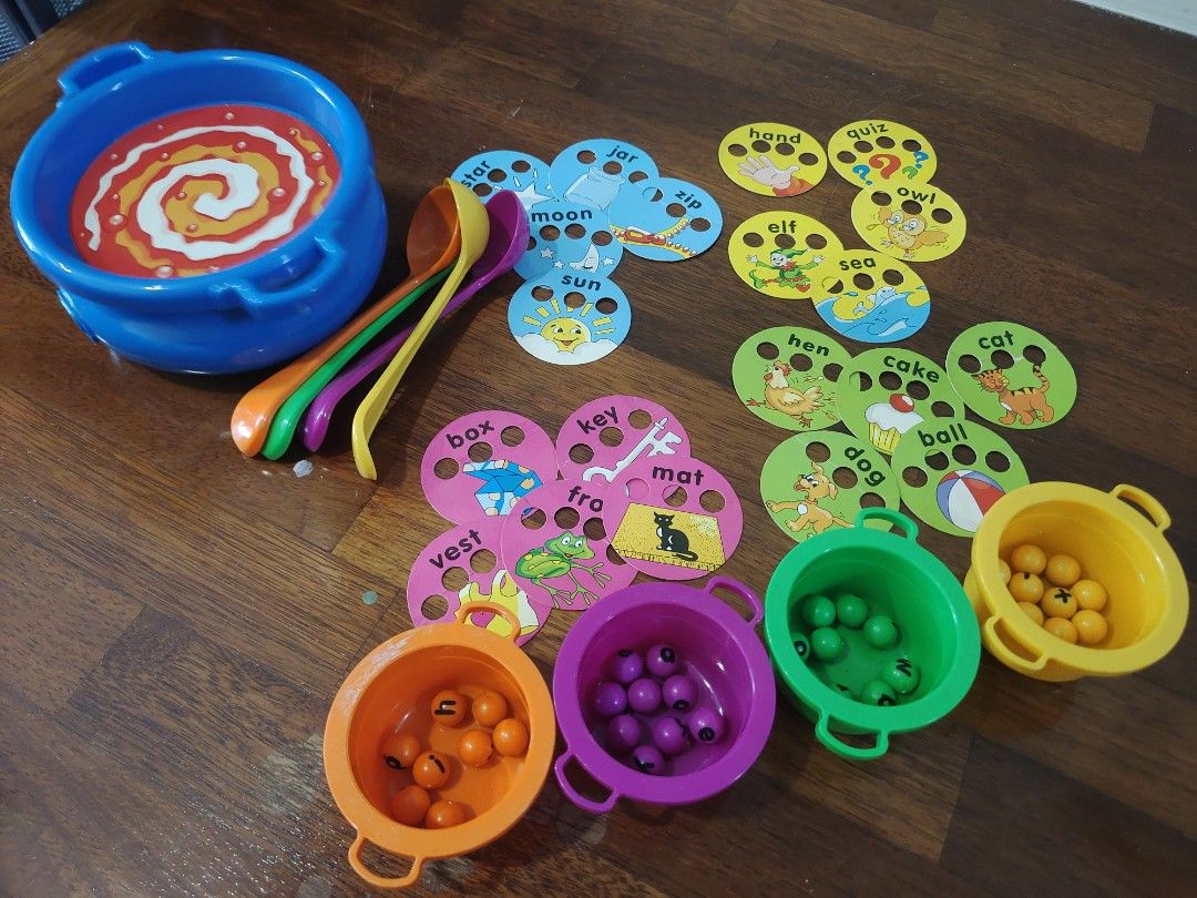 Letter Soup - shaking and bouncing, Hobbies & Toys, Toys & Games on ...