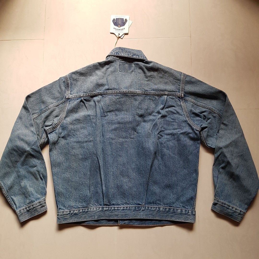 Levi's Vintage Clothing LVC Orange Tab rare Type 2 denim trucker jacket ...