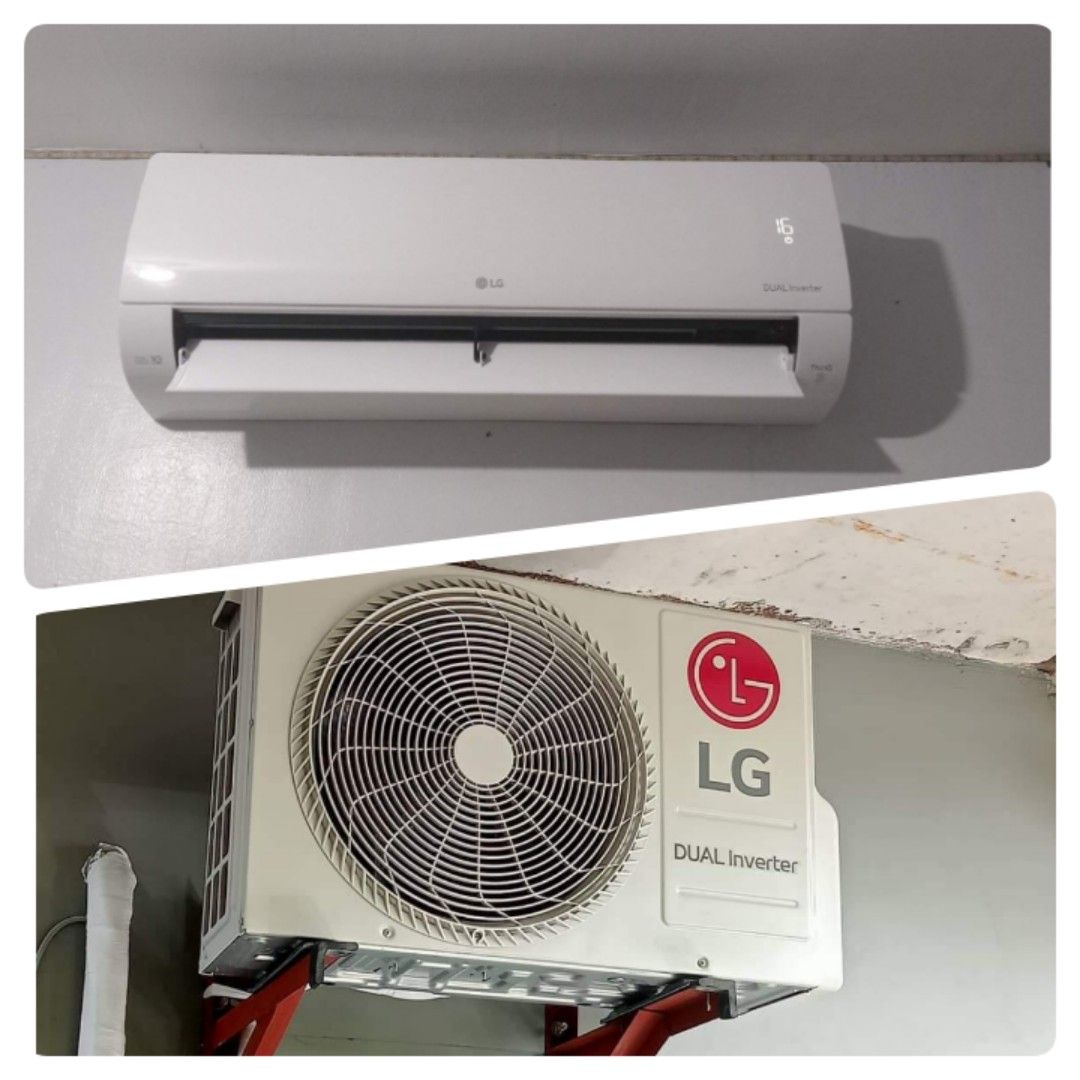 LG DUAL INVERTER SPLIT TYPE AIRCON WITH FREE INSTALLATION, TV & Home ...