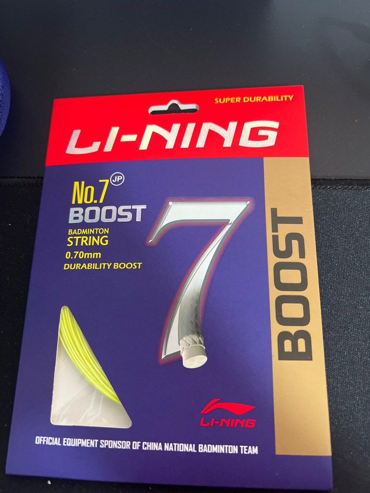 li ning no.7 boost string, Sports Equipment, Sports & Games, Racket & Ball Sports on Carousell