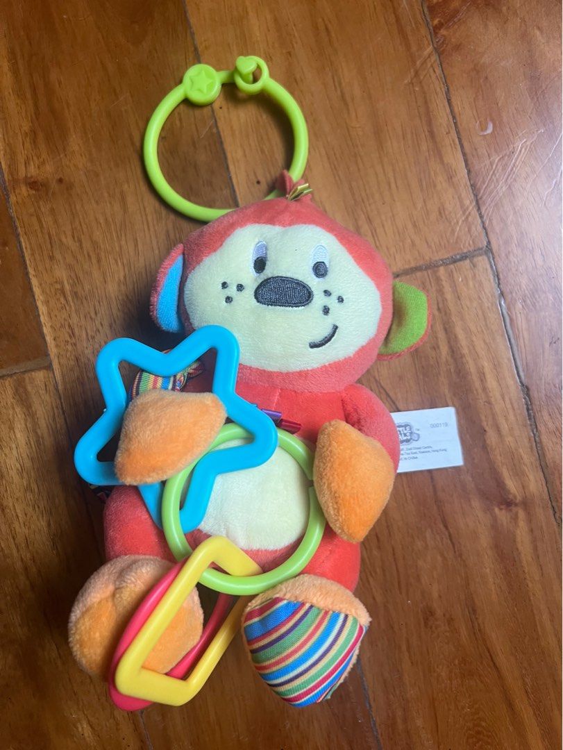 Little pals Monkey Teething Plush Toy on Carousell