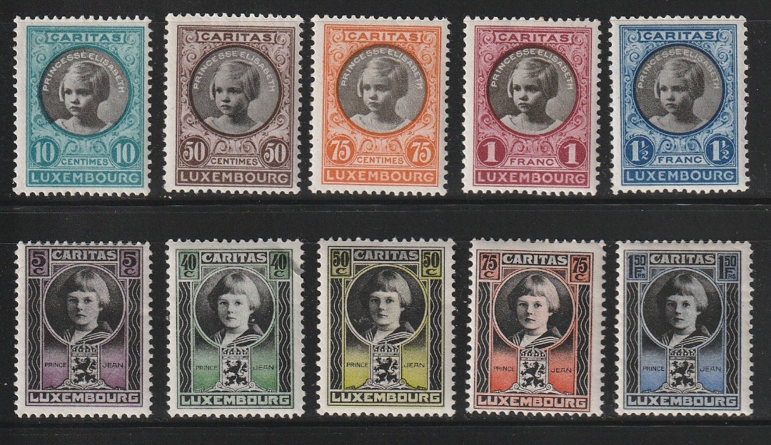 Luxenberg 1926 & 27 complete set 2 sets MH, 興趣及遊戲, 收藏品及紀念品, 郵票及印刷品 ...