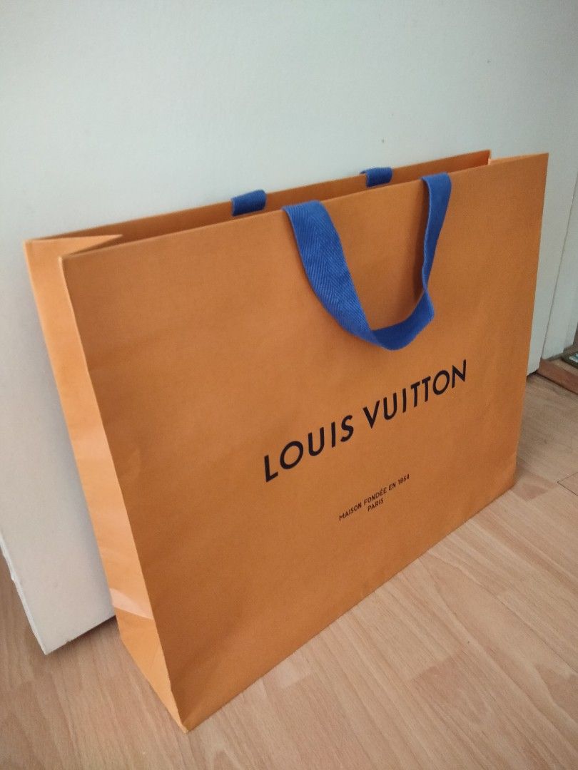 LV paper bag, Luxury, Accessories on Carousell