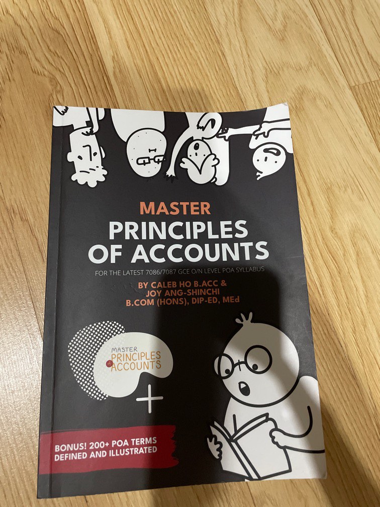 Master principles of accounts, Hobbies & Toys, Books & Magazines, Textbooks on Carousell