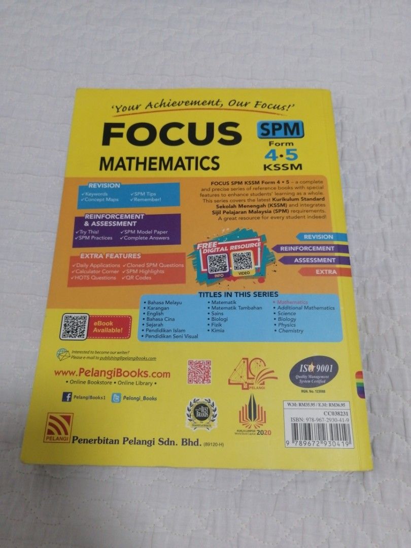 Mathematics SPM, Hobbies & Toys, Books & Magazines, Textbooks on Carousell
