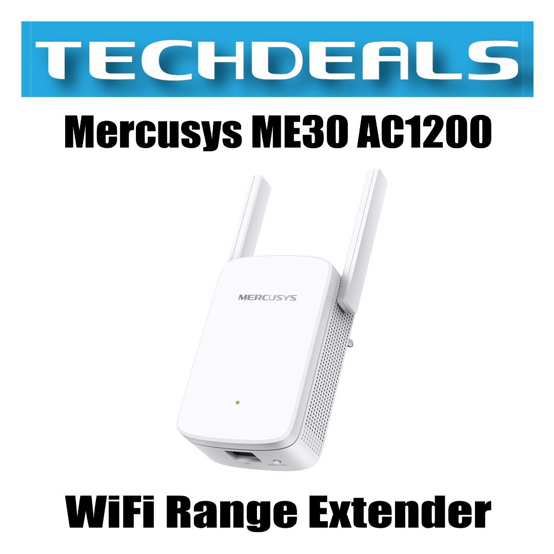 Mercusys ME30 AC1200 WiFi Range Extender, Computers & Tech, Parts ...
