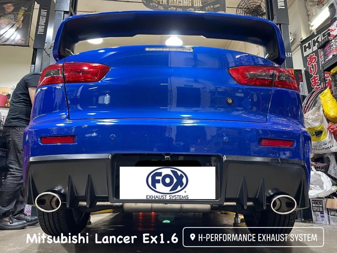 Mitsubishi Lancer Ex 1.6AT ( Upgrade Fox Axle Back Quad Exhaust System ...