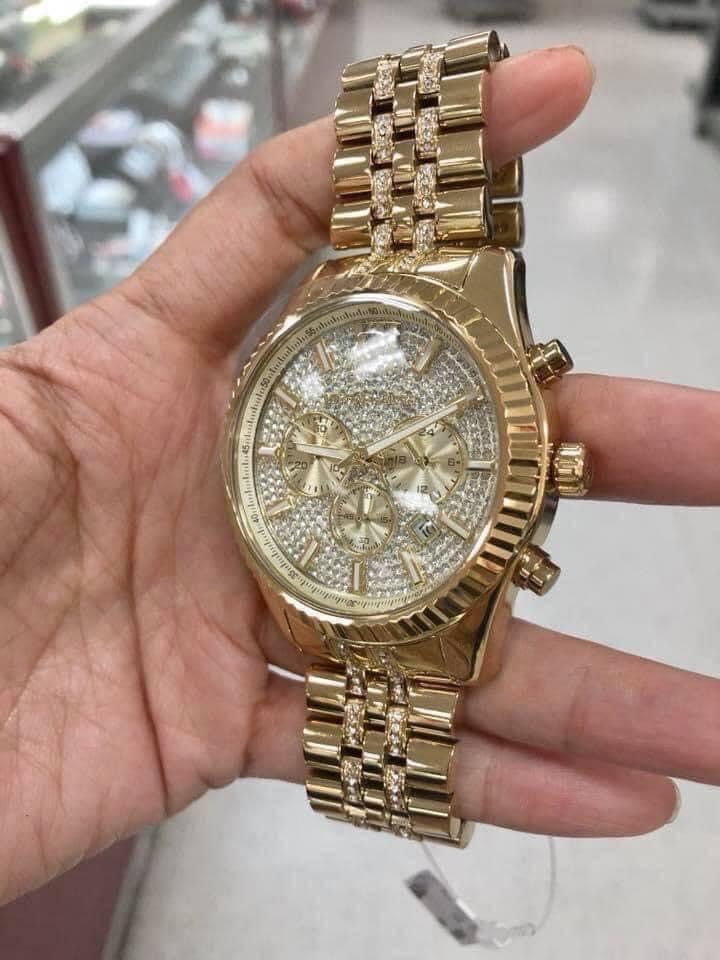 MK LEXINGTON FULL GLITZ DIAL AUTHENTIC WATCH on Carousell