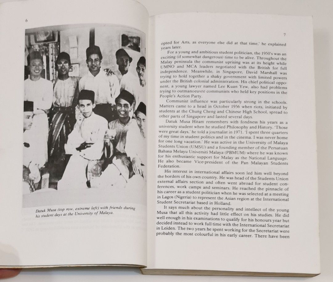 MUSA HITAM. A POLITICAL BIOGRAPHY, Hobbies & Toys, Books & Magazines ...