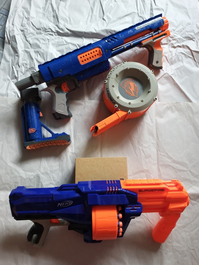 NERF N-Strike Elite SurgeFire Outdoor Blaster / Nerf N-Strike Raider ...