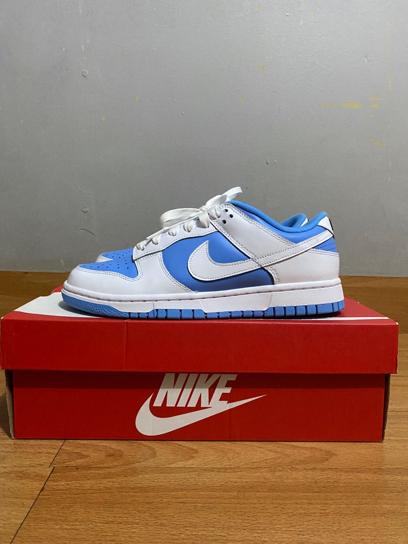 Nike Dunk Reverse UNC 8W, Women's Fashion, Footwear, Sneakers on Carousell