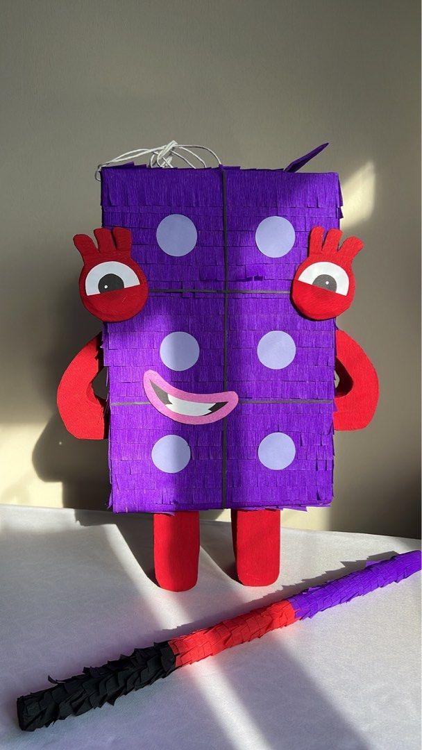 Numberblock 6, Hobbies & Toys, Stationery & Craft, Handmade Craft on ...