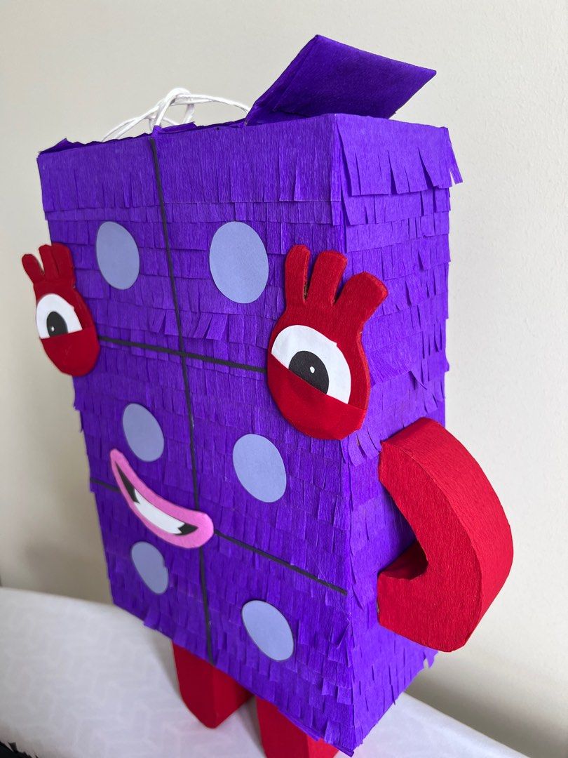 Numberblock 6, Hobbies & Toys, Stationery & Craft, Handmade Craft on ...