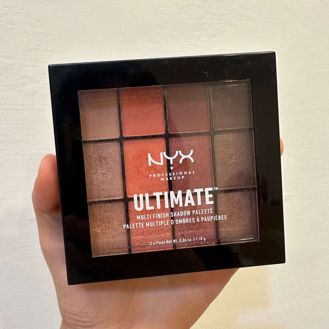 NYX ULTIMATE USP08 WARM RUST eyeshadow palette 12色眼影盤, 香水、美妝、保養, 臉部彩妝 ...