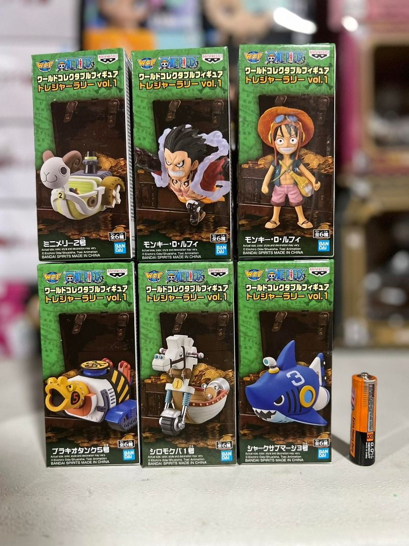 One Piece WCF Volume 1 Set (Mini Merry, Brachio Tank, Shark Submerge 2 ...