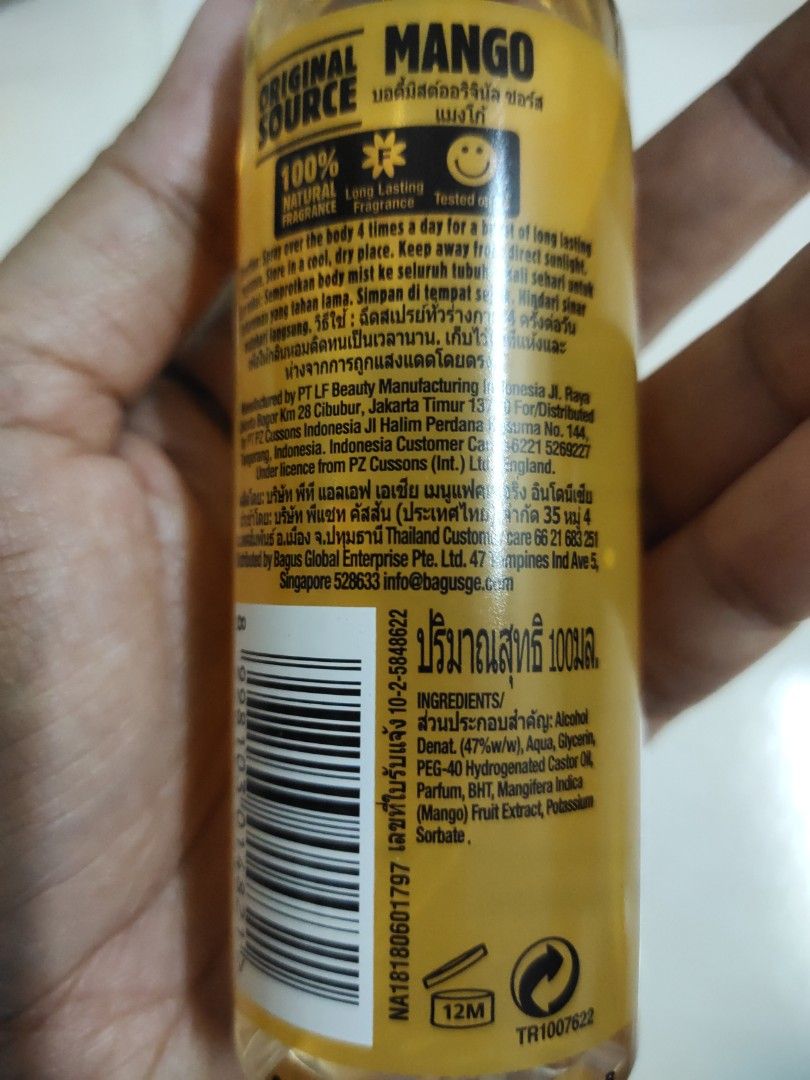 Original Source Perfume Body, Beauty & Personal Care, Fragrance ...