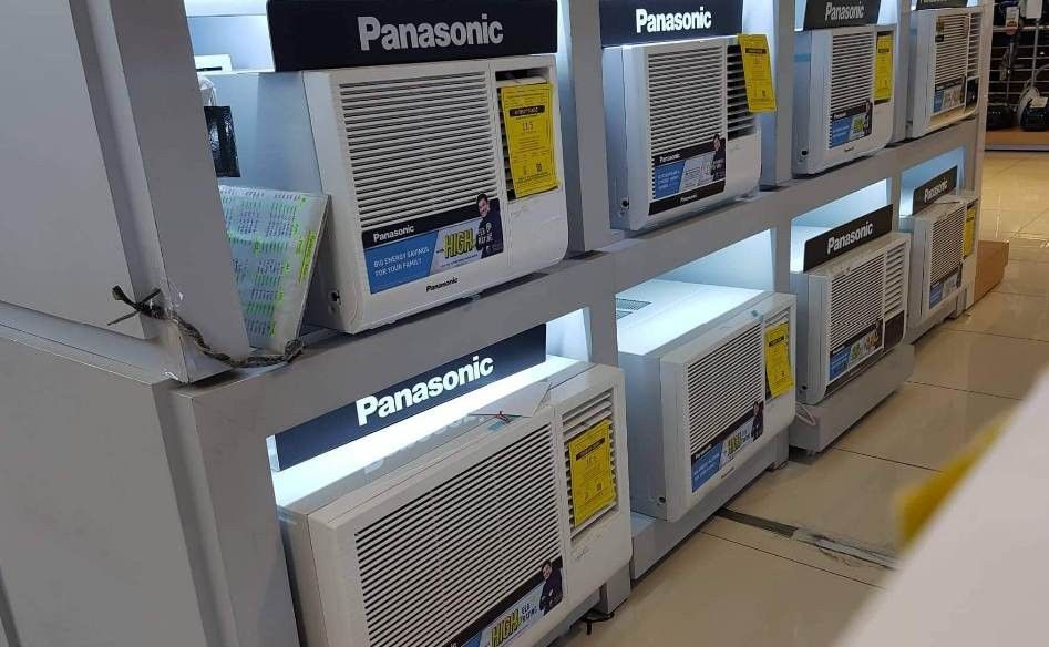 PANASONIC WINDOW TYPE AIRCON MANUAL COMPACT,WITH TIMER,MANUAL STANDARD ...