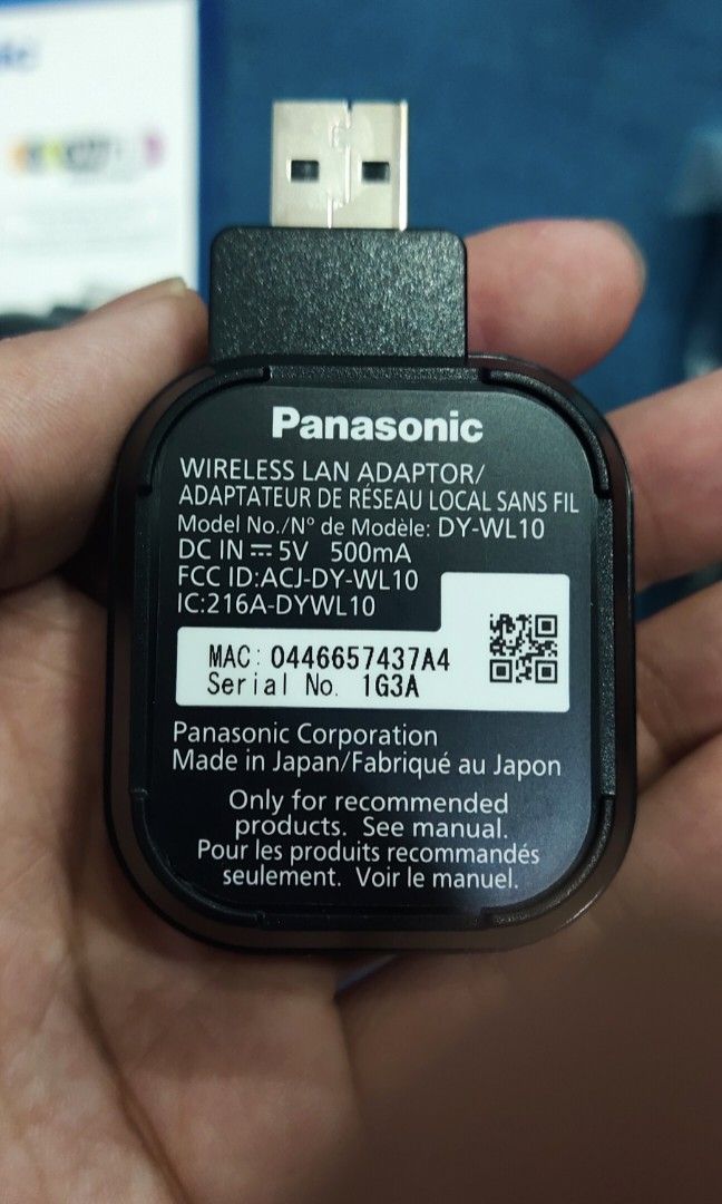Panasonic Wiress LAN Adaptor, TV & Home Appliances, TV & Entertainment ...