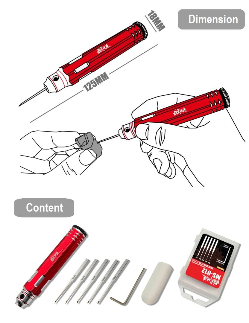 Panel Line Scriber Knife Tool Set - for Gundam & Plastic Models Panel ...