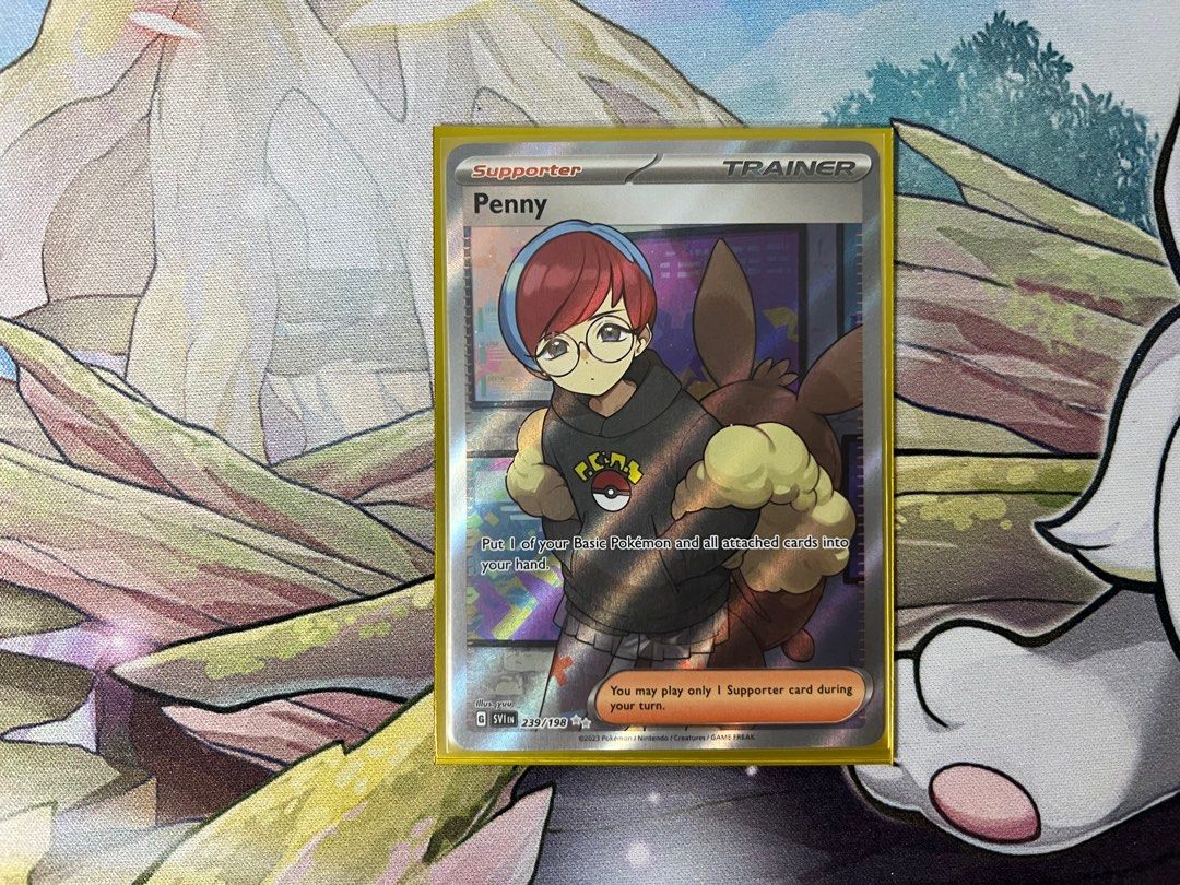 Penny Full Art Trainer - Pokémon TCG Scarlet and Violet, Hobbies & Toys ...