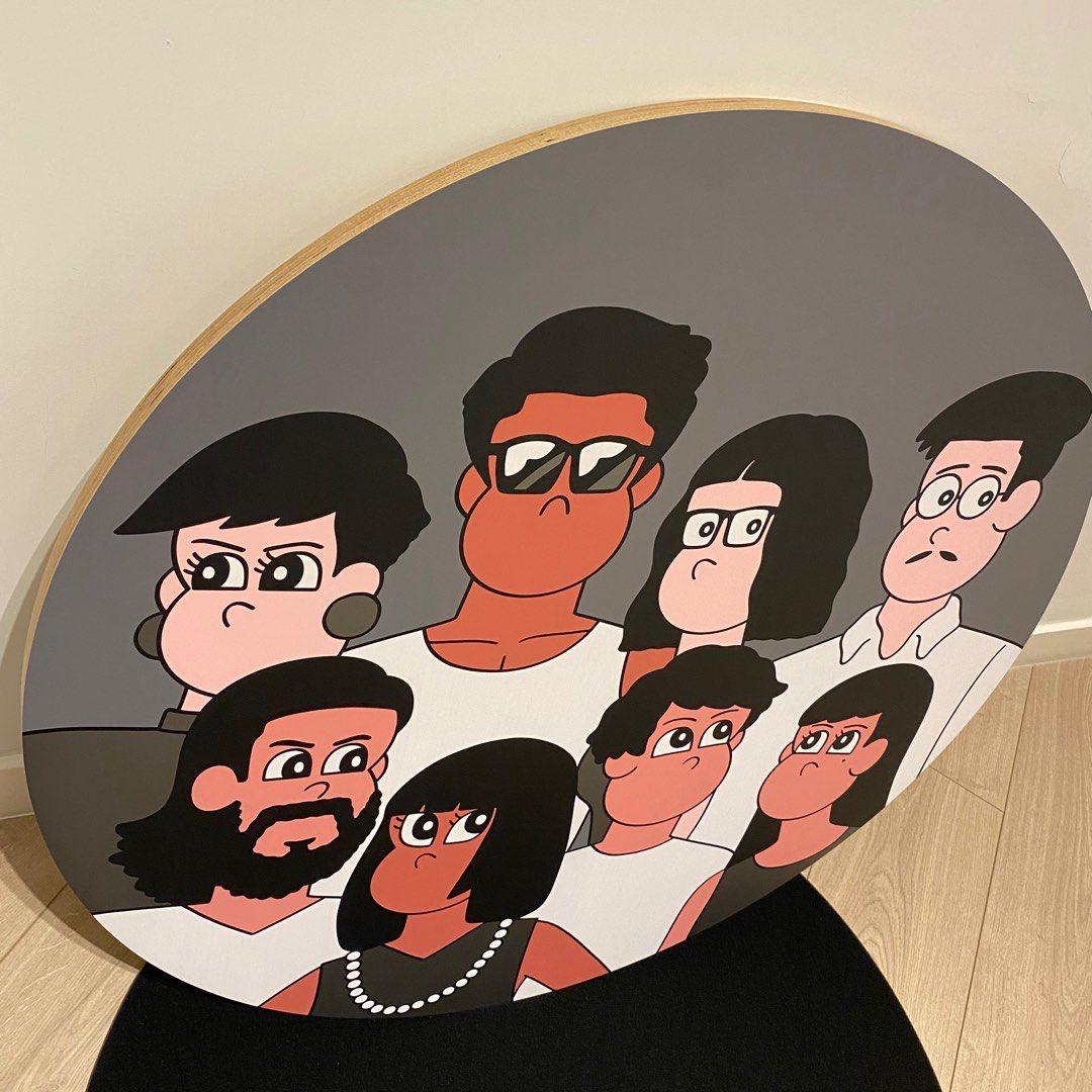 “People” - Jun Oson - limited edition print 限量版畫, 興趣及遊戲, 手作＆自家設計, 文具及工藝 - 畫作及印刷品 - Carousell