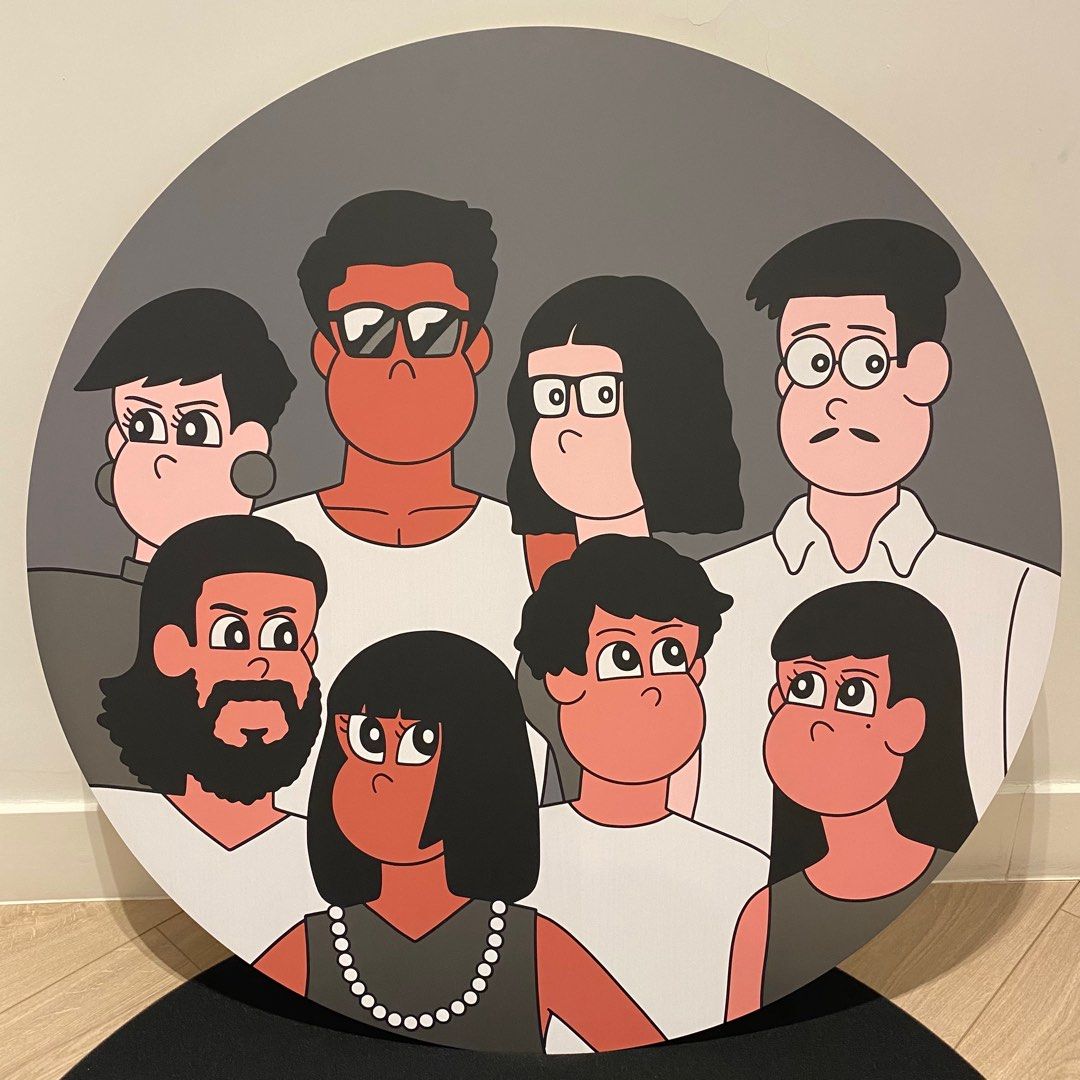 “People” - Jun Oson - limited edition print 限量版畫, 興趣及遊戲, 手作＆自家設計, 文具及工藝 - 畫作及印刷品 - Carousell