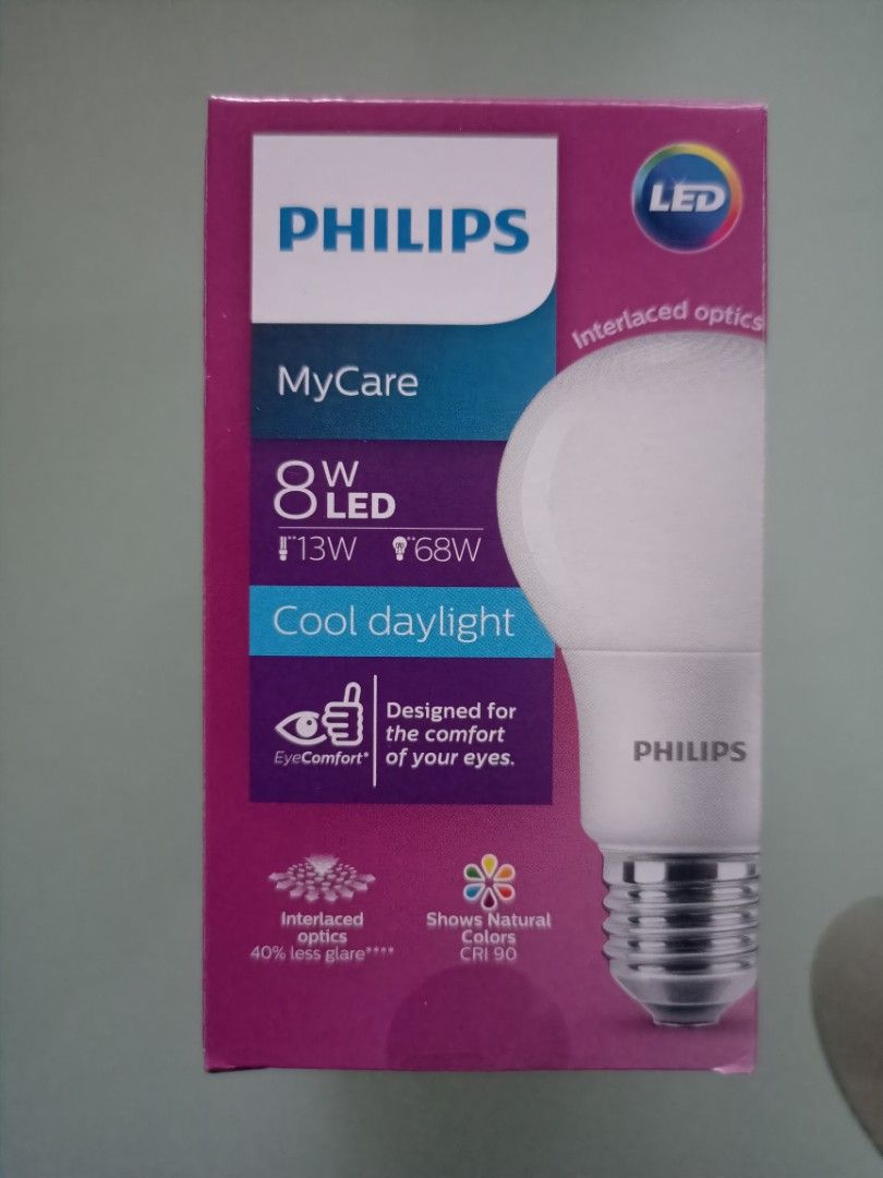 Philip led light bulb 8 watts, Everything Else on Carousell