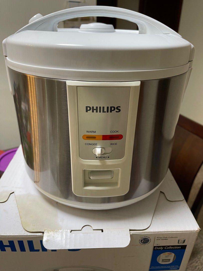 Philips Rice Cooker HD3027, TV & Home Appliances, Kitchen Appliances ...