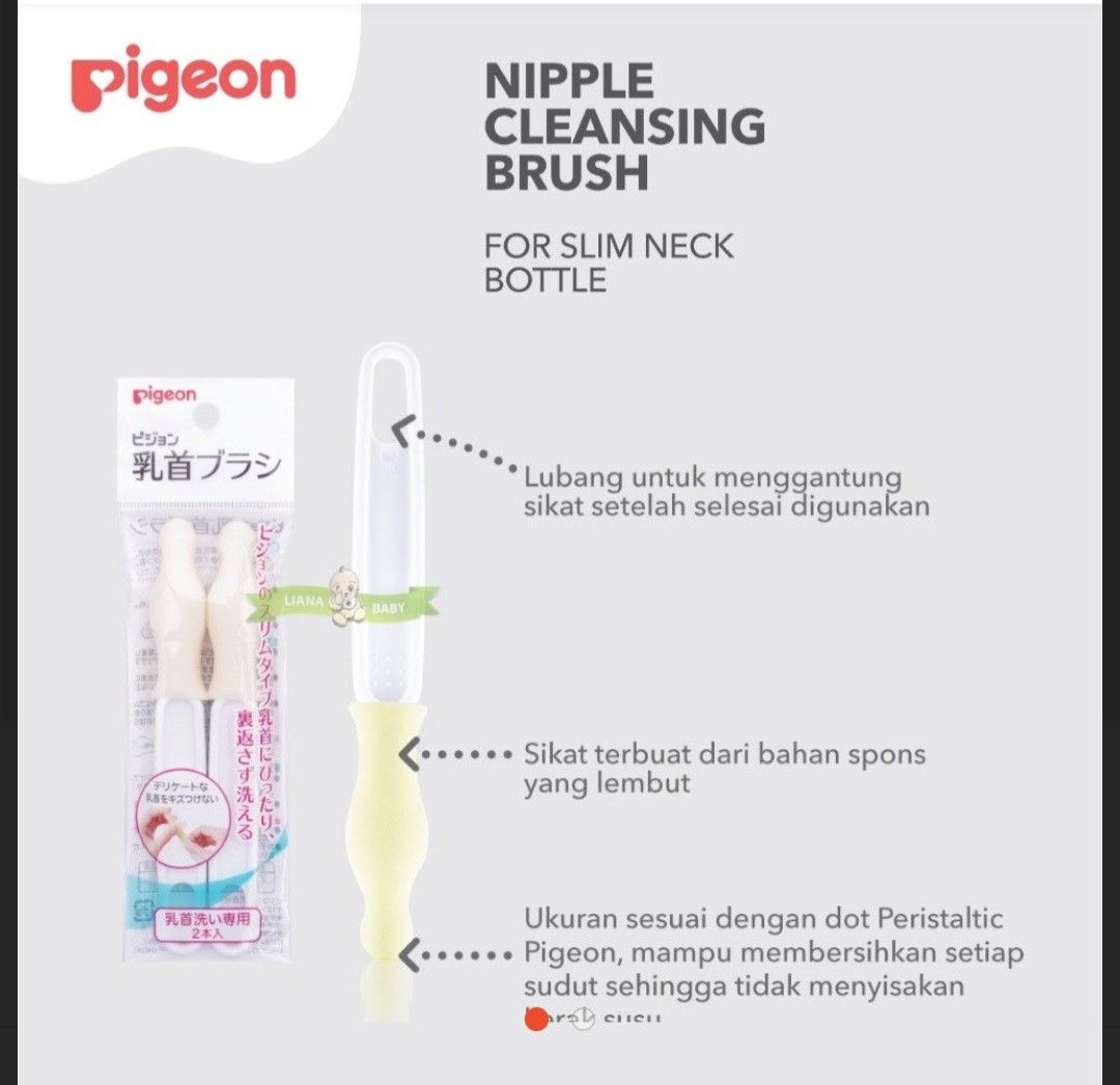 Pigeon nipper cleaning brush, Babies & Kids, Nursing & Feeding, Breastfeeding & Bottle Feeding ...