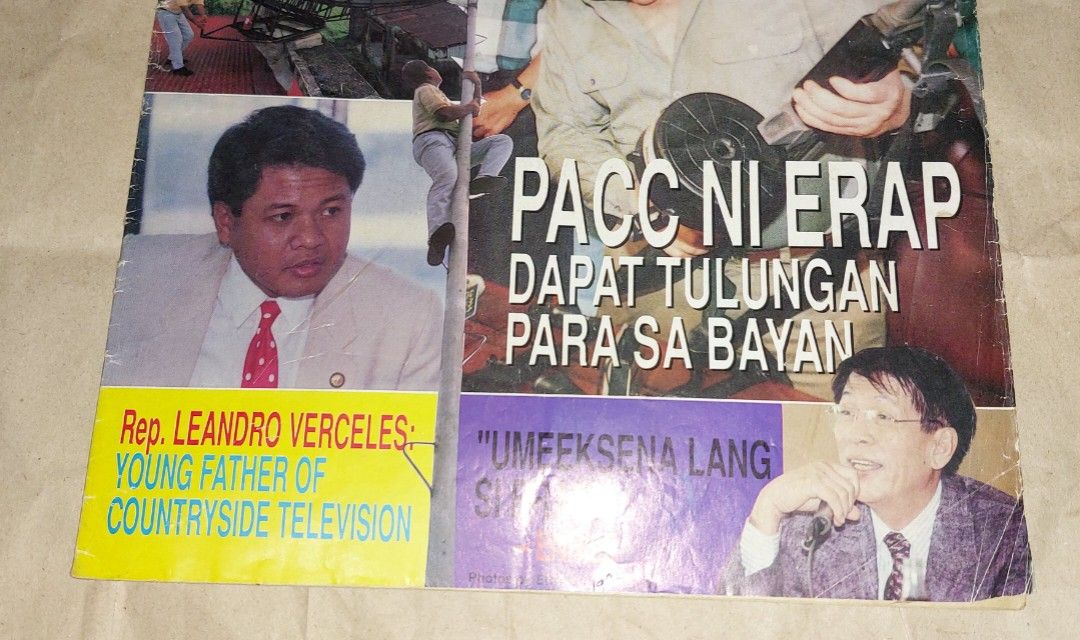 Pilipino Reporter Magasin Oktubre 25 1992 PACC NI ERAP, Leandro ...