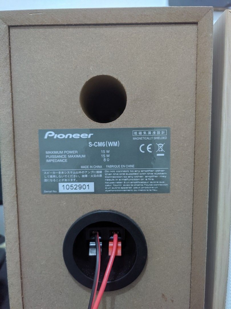 Pioneer bookshelf speaker S-CM6, Audio, Soundbars, Speakers & Amplifiers on Carousell