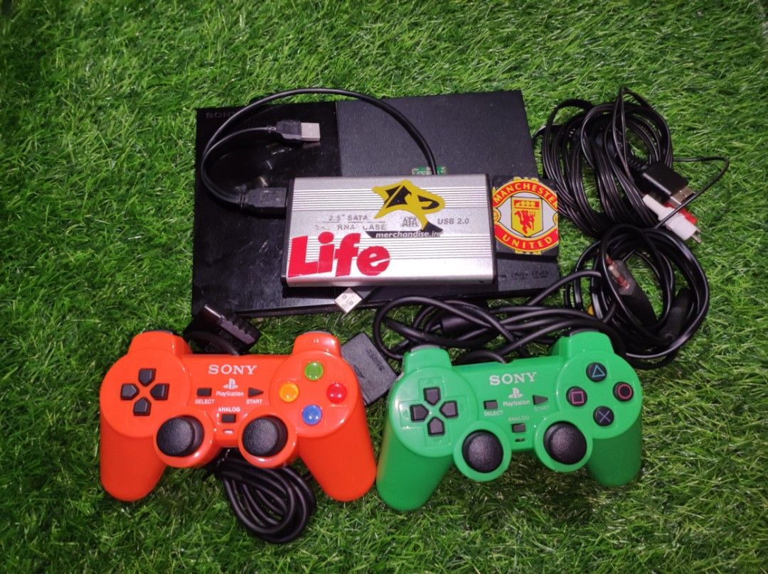 Playstation 2 Slim HDD 80gb, Video Game, Konsol di Carousell