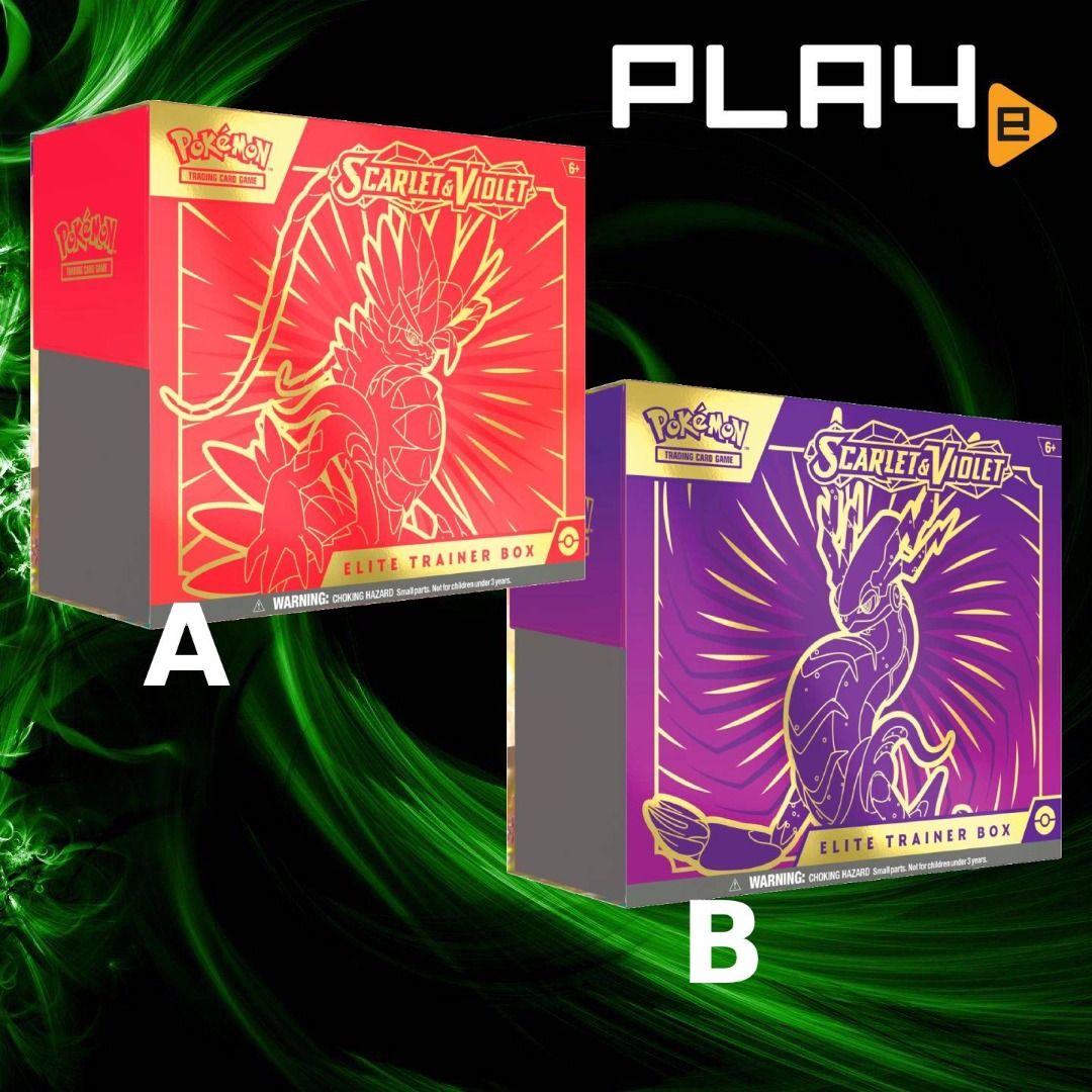 Pokemon SV1 Scarlet & Violet Koraidon/ Miraidon Elite Trainer Box Brand ...