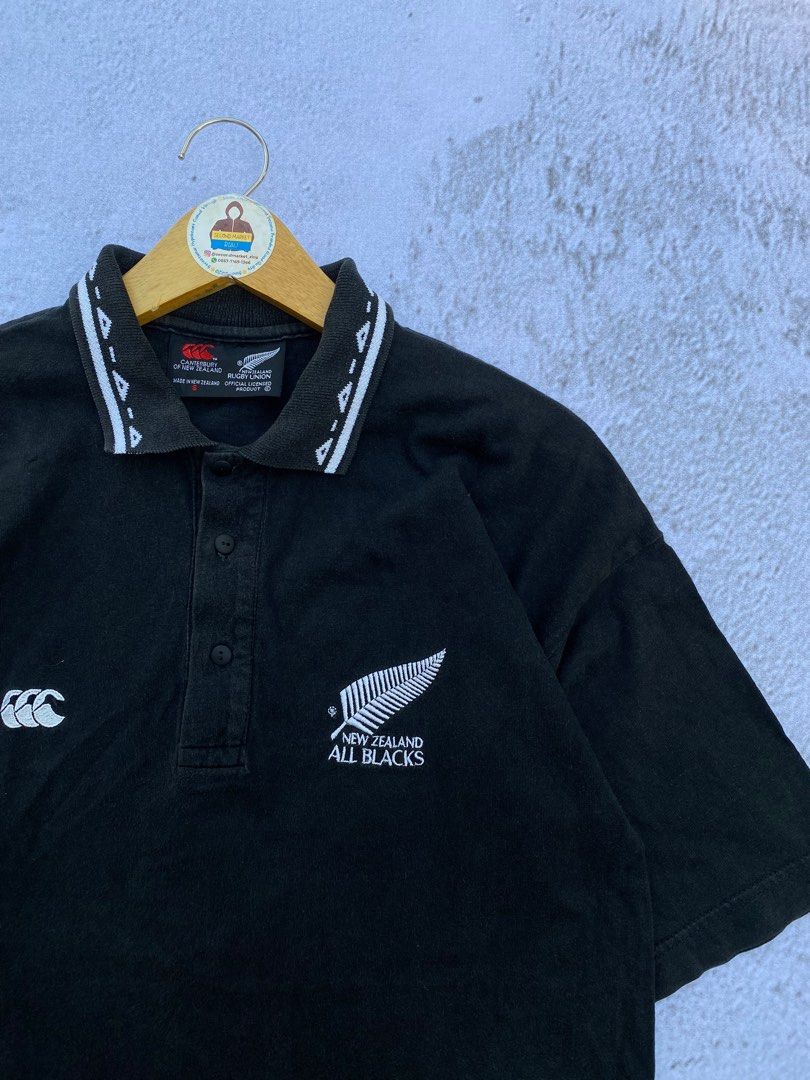 Polo rugby canterbury vintage canterbury of new zealand, Fesyen Pria, Pakaian , Atasan di Carousell