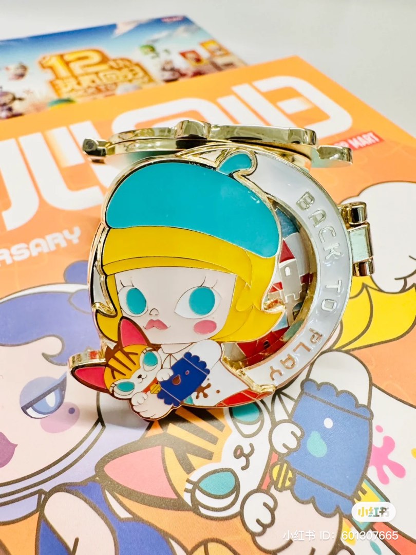 PopMart - 12th Anniversary Badge -MOLLY, Hobbies & Toys, Toys & Games ...