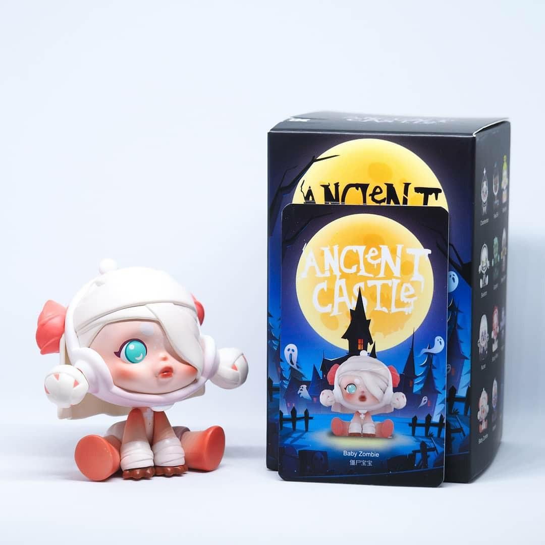 Pop mart Skull Panda Ancient Castle Baby Zombie Popmart Skullpanda ...