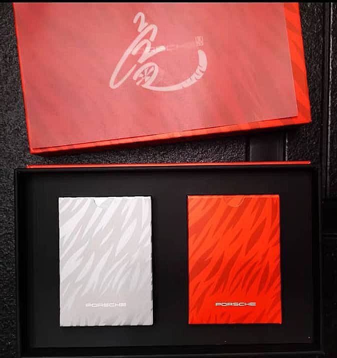 Porsche 2022 tiger year playing card/poker card/collectible/gift set ...