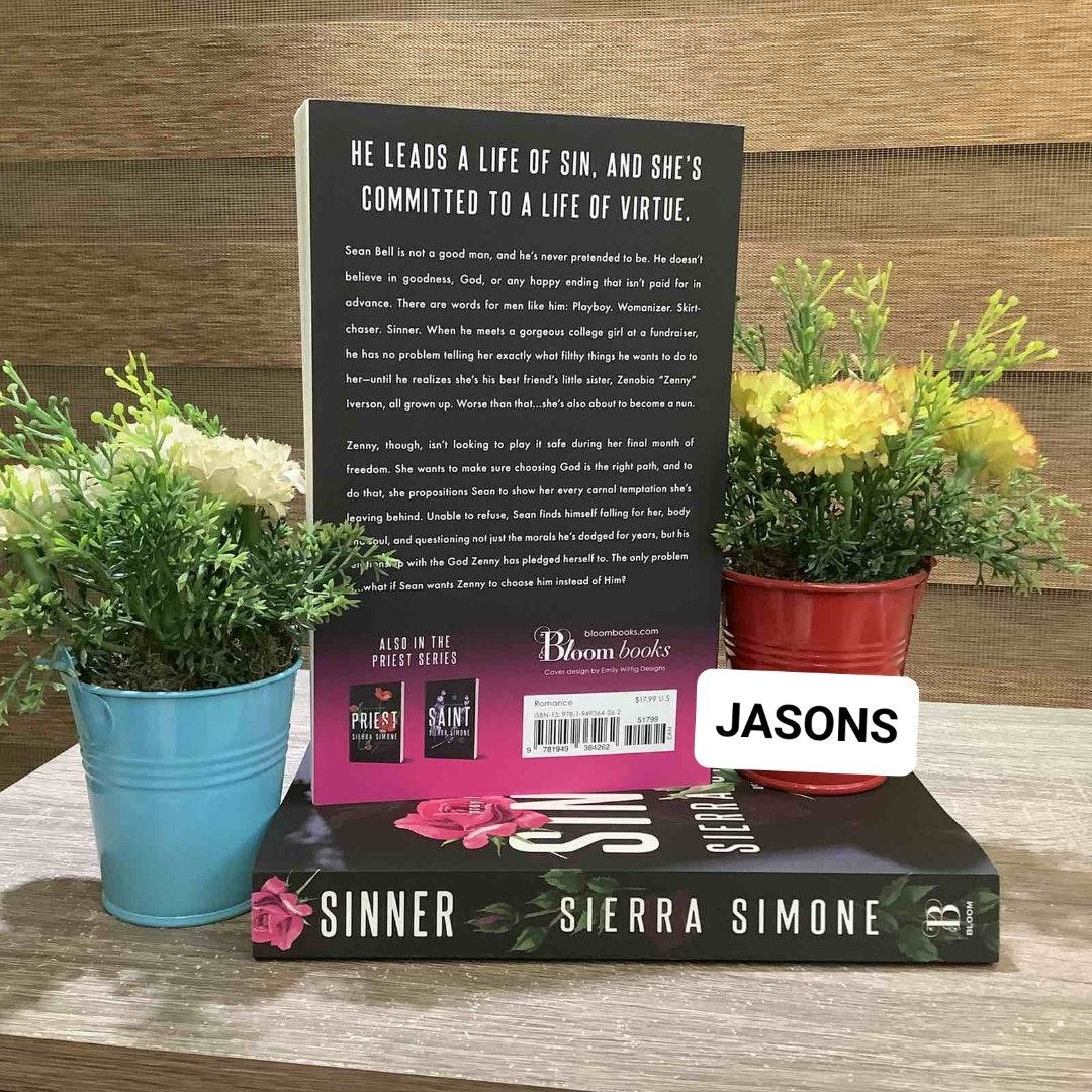 Priest Sinner Saint by Sierra Simone on Carousell