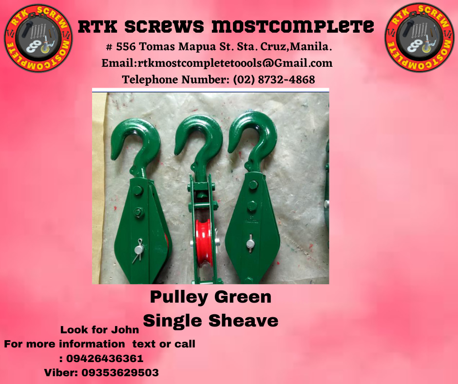Pulley Green Single Sheave on Carousell
