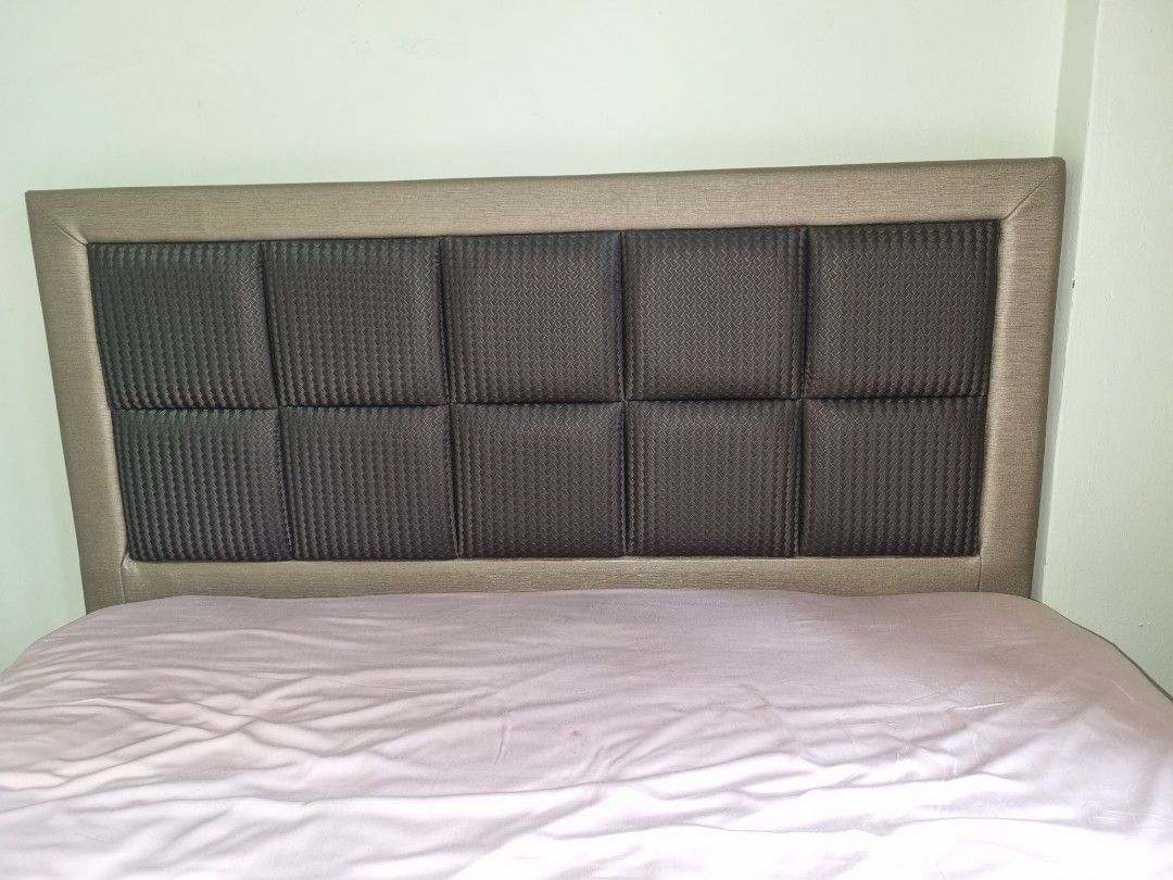 Queen Luxury Storage Bed Frame, Furniture & Home Living, Furniture, Bed ...