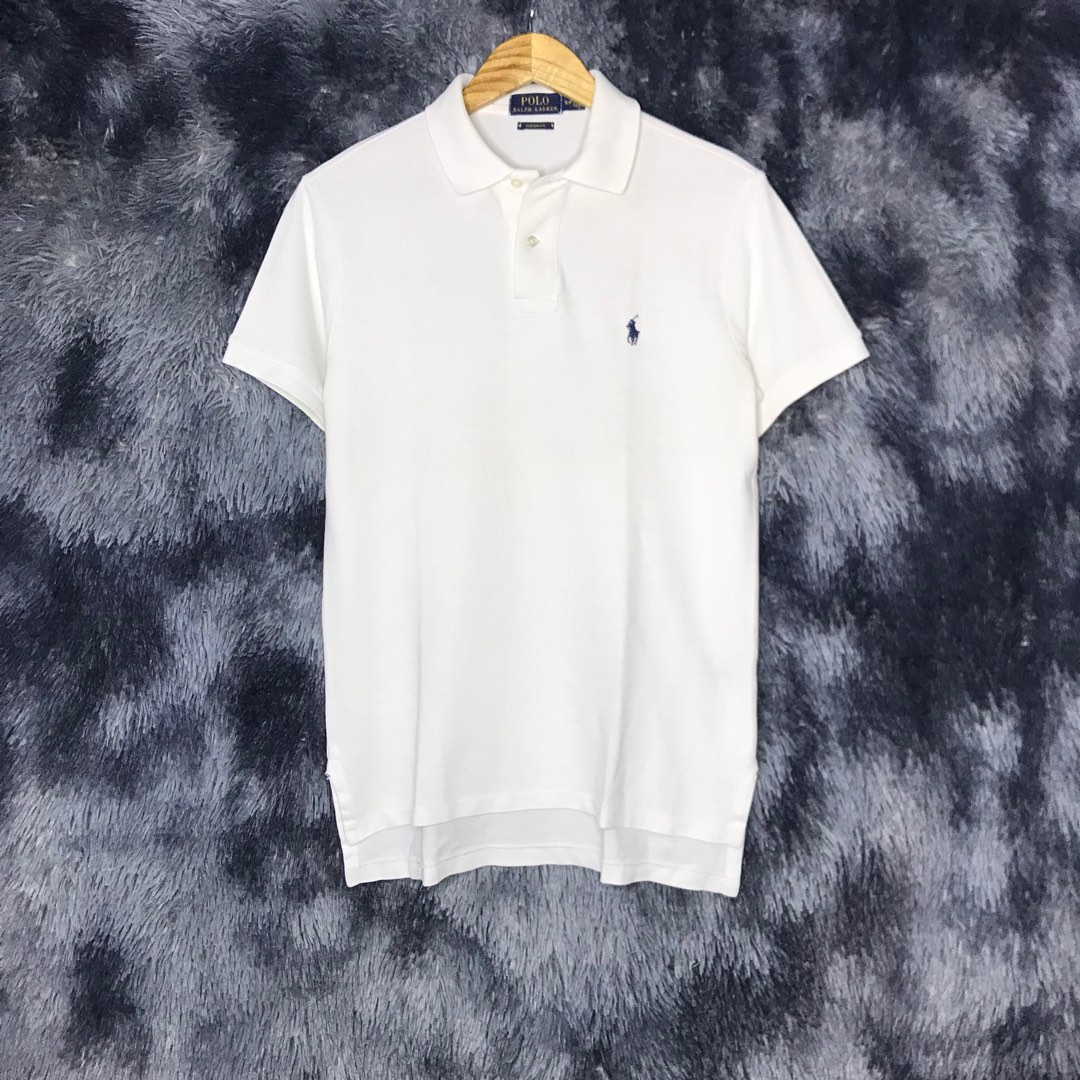 Ralph Lauren White Polo Shirt |Small, Men's Fashion, Tops & Sets ...