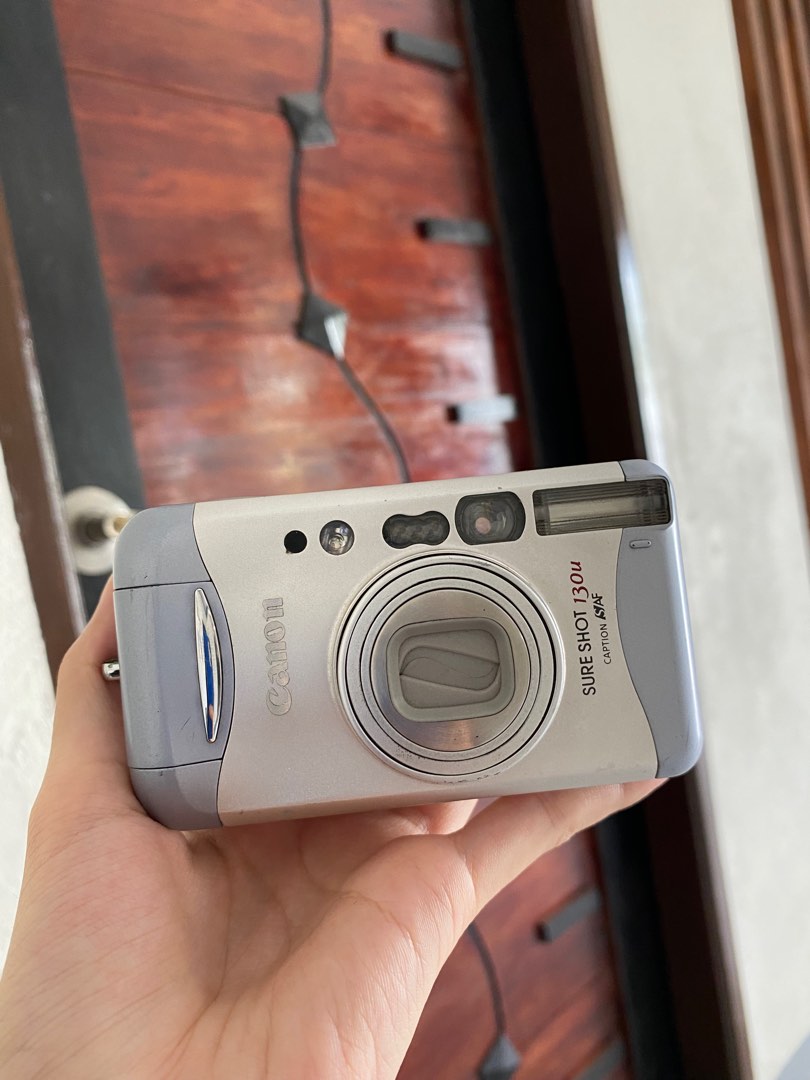 RARE!! CANON SURE SHOT 130u FILM CAMERA, Photography, Cameras on Carousell