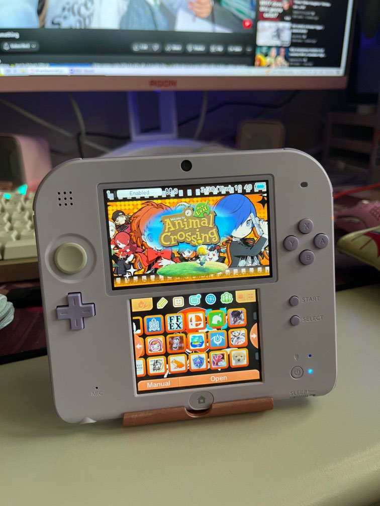 RARE Japan Limited Edition Lavander Nintendo 2DS, Video Gaming, Video ...