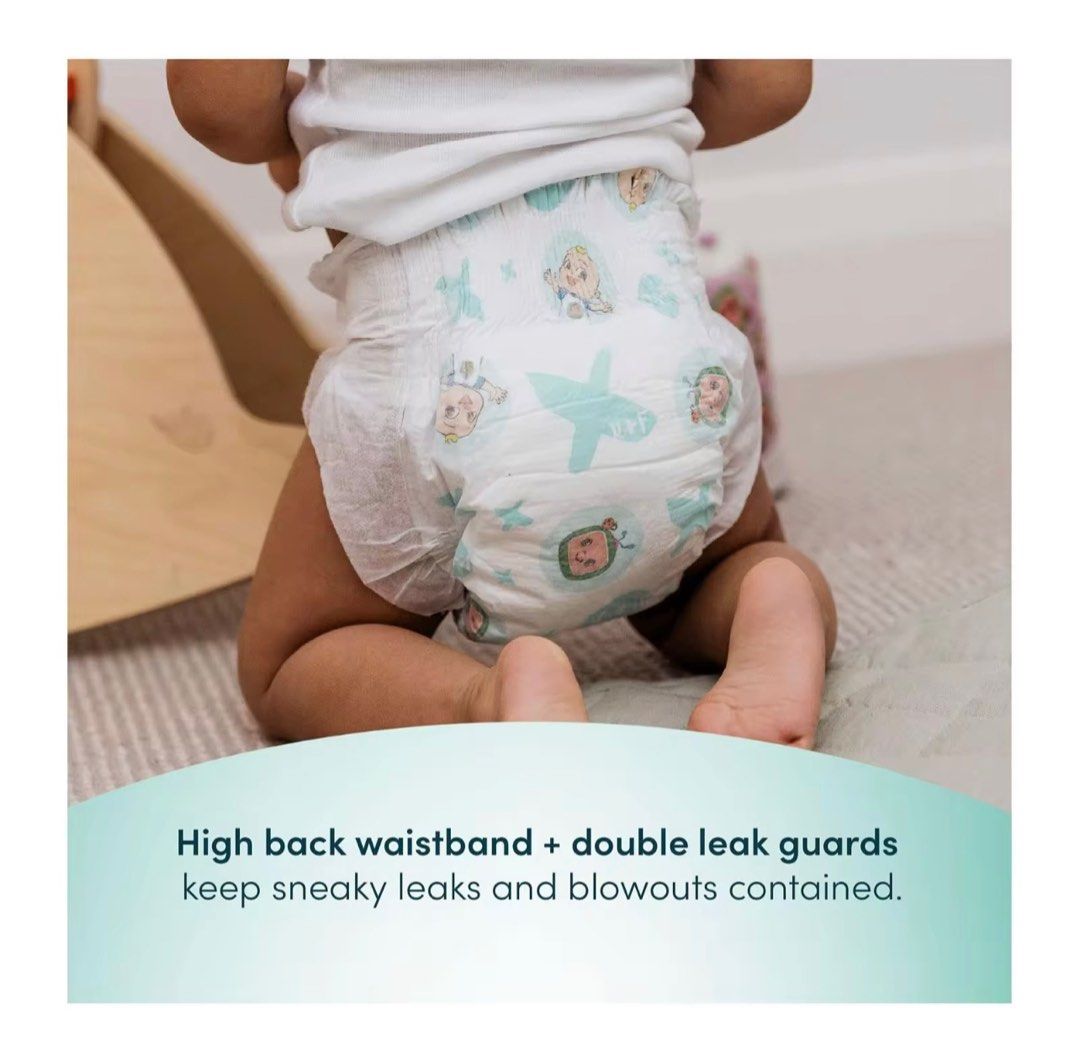 Rascal + Friends Cocomelon Tape Diaper - XL, Babies & Kids, Bathing ...